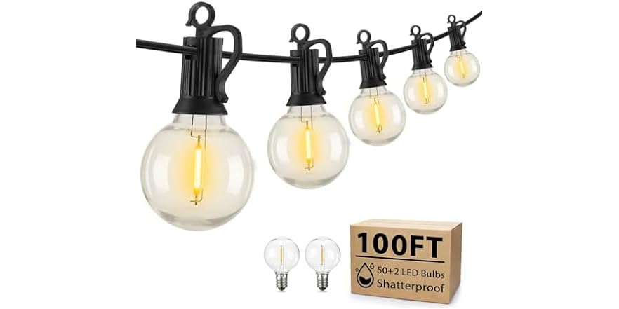 Brightown 100' LED Outdoor String Lights