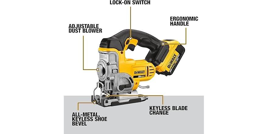DEWALT DCS331M1 20V MAX Jig Saw Kit
