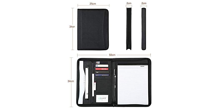 Leathario File Folder Padfolio