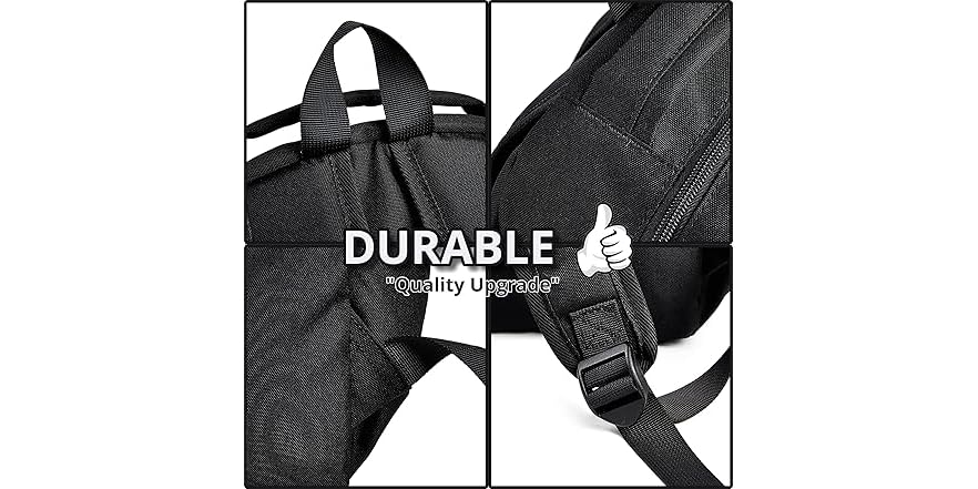 LOTUSTAR Black Y2K Backpack Emo