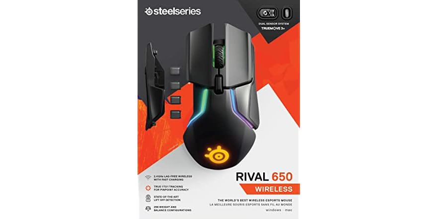 SteelSeries Rival 650 Quantum Mouse