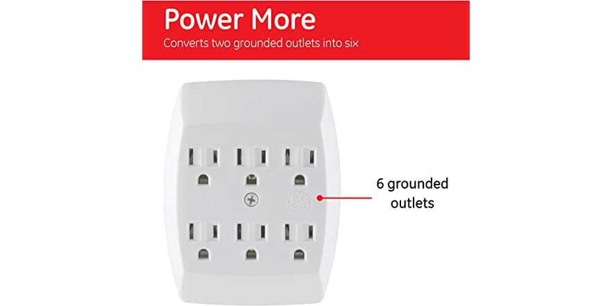GE 6-Outlet Extender Wall Tap
