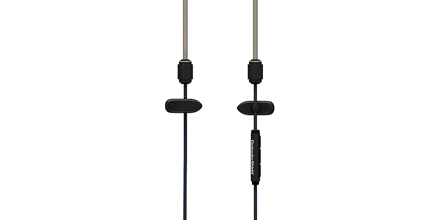 DefenderShield Air Tube Stereo Earbuds