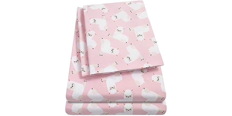 Kids Llama Printed Sheet Set