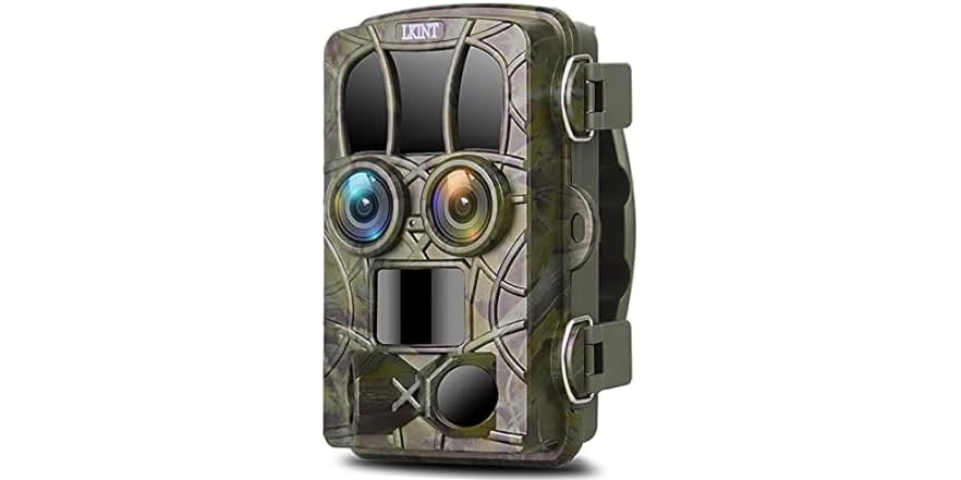 Trail Camera 20MP 4K Night Vision Dual-Lens Game Hunting Camera, 120 ...