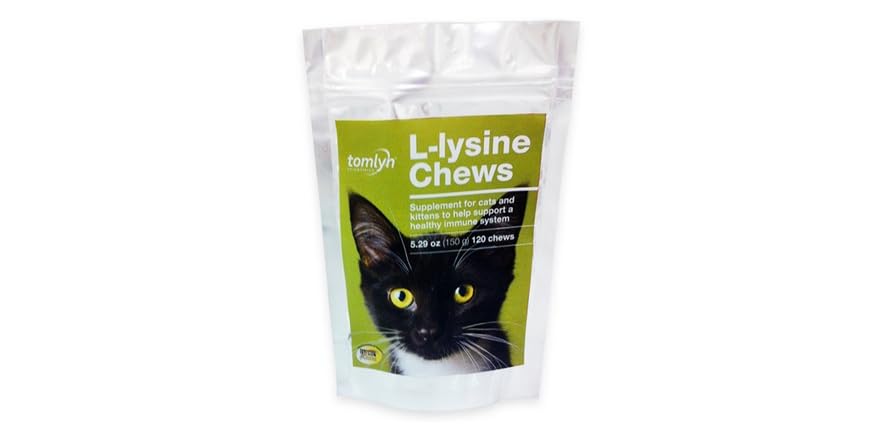 Tomlyn L-Lysine Chews - 120-Count