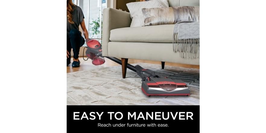 Shark Corded Stick Vacuum, Red