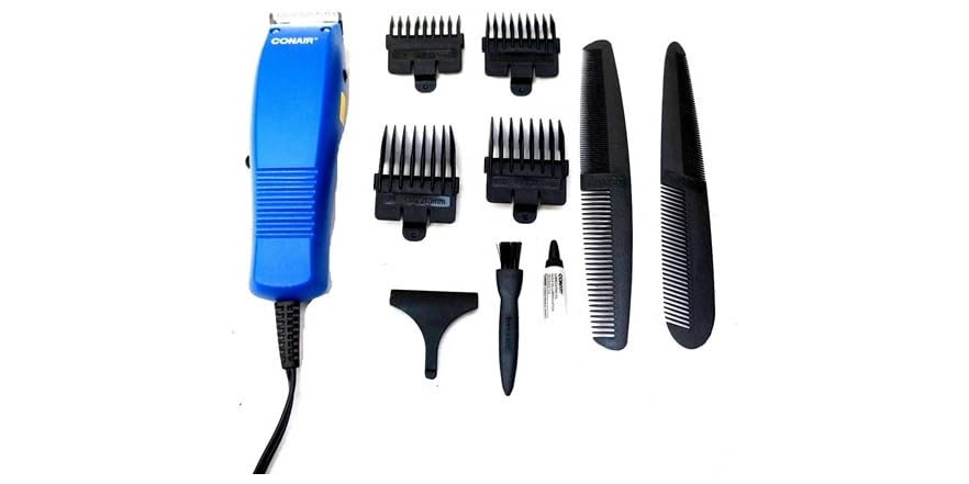 CONAIR Basic Cut Hair Clippers 10 PC Set