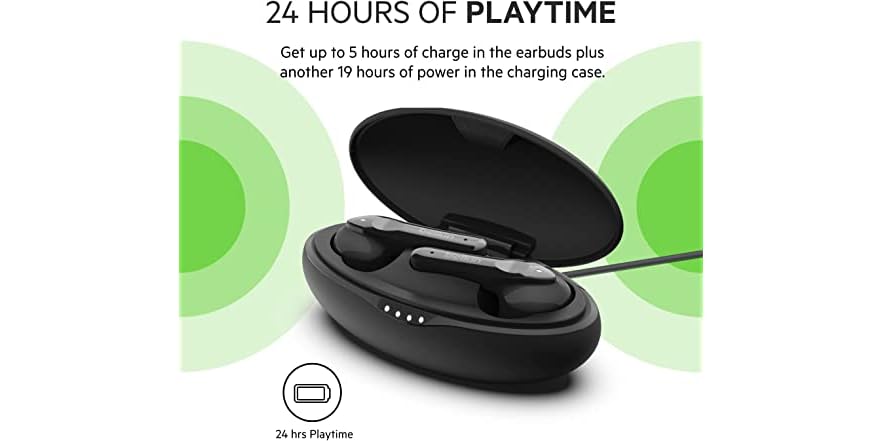 Belkin SOUNDFORM Move Bluetooth Earbuds (Wired Charging)