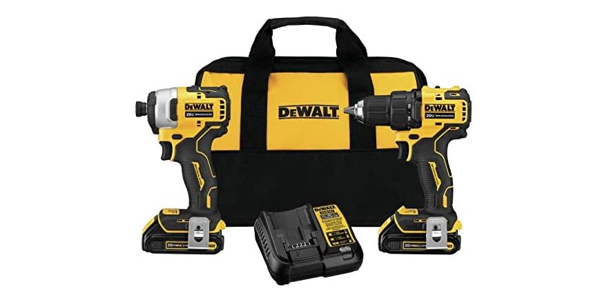 DEWALT 20V Cordless Drill Combo Kit