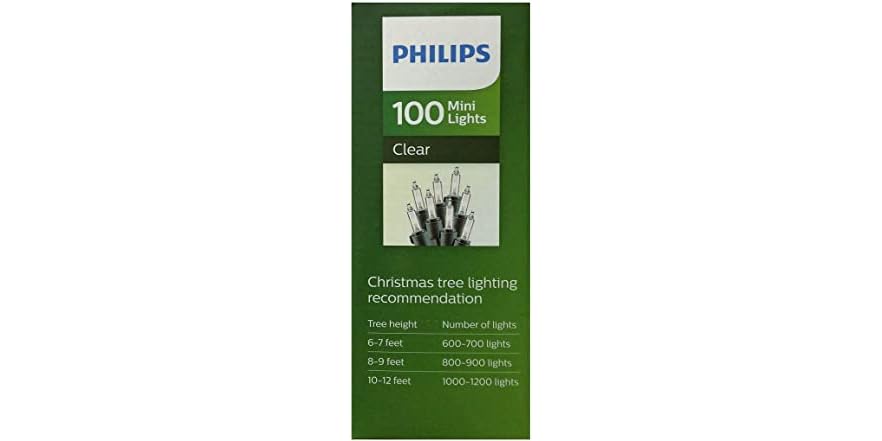 Philips 100 Mini Lights Clear