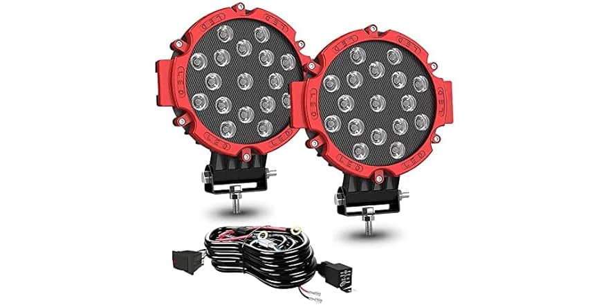 ELELION 7 Inch 51W LED Light Pods