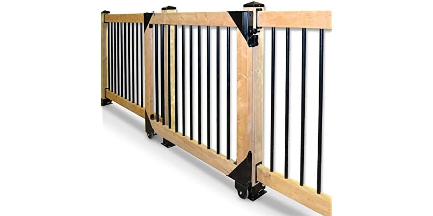 Pylex 11052 Sliding gate kit, Black
