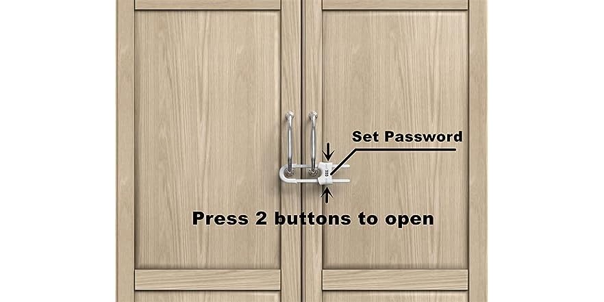 Child Proof Cabinet Door Code Locks