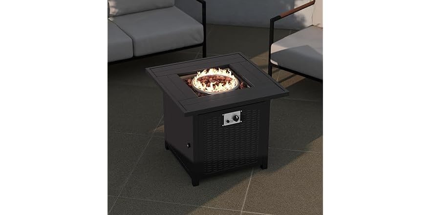Taylor and Logan Marilyn Gas Fire Pit Table