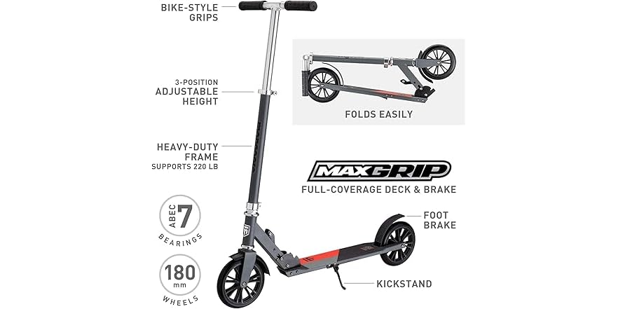 Mongoose Trace Kick Youth Adult Scooter