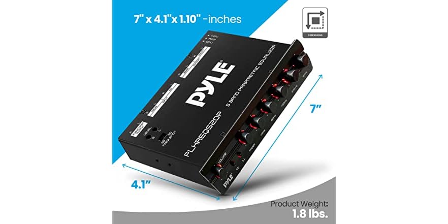 Parametric Equalizer with Subwoofer