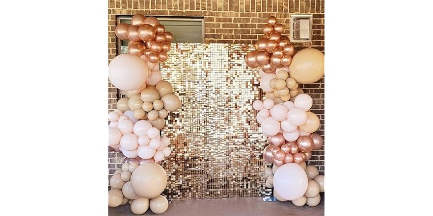 Champagne Shimmer Wall Backdrop Panels
