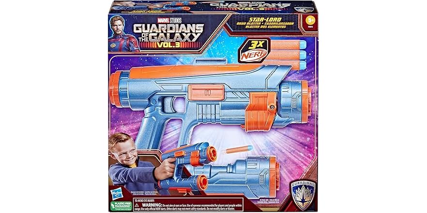 Nerf Star-Lord Quad Blaster