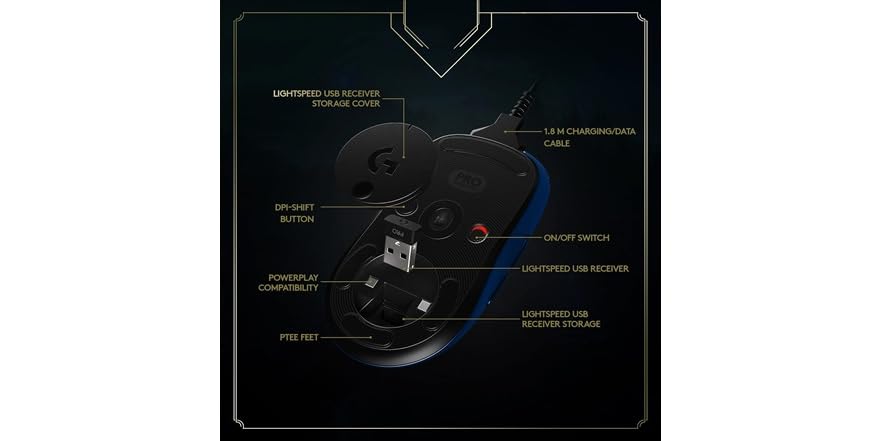 Logitech G Pro Mouse, League of Legends Edition