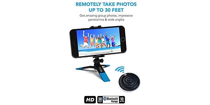 Premium 5-in-1 Bluetooth Selfie Remote Control