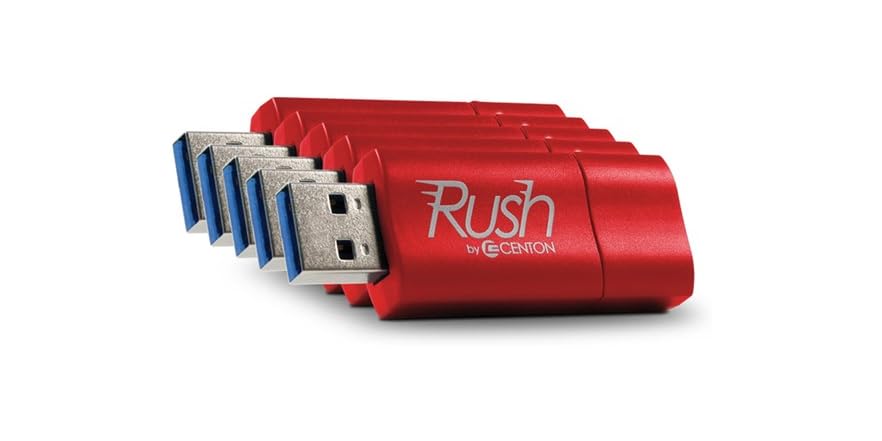 Centon Rush USB 3.0 Flash Drive 5-Packs