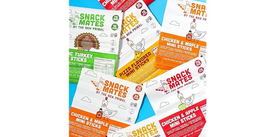 The New Primal Snack Mates Chicken & Maple, 40-Ct