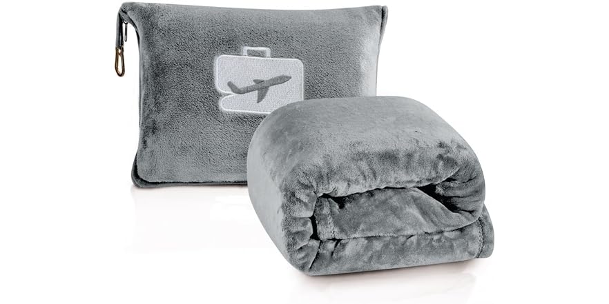 1 or 2Pk Comfort Fly Travel Blanket