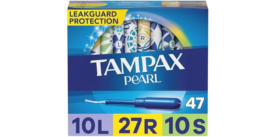 Tampax Pearl Tampons Multipack 47 Count