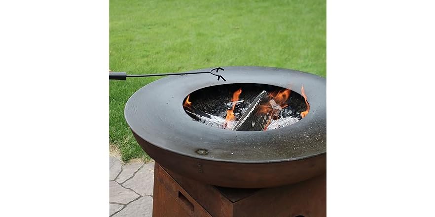 Sunnydaze Decor 16" Black Steel Fire Poker