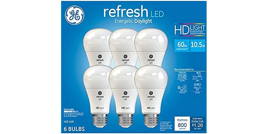 GE Lighting GE Refresh High Definition LED Bulb 10.5