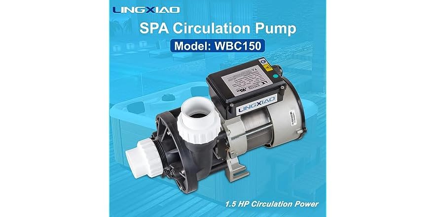 LINGXIAO Hot Tub Pump (Model: WBC150)