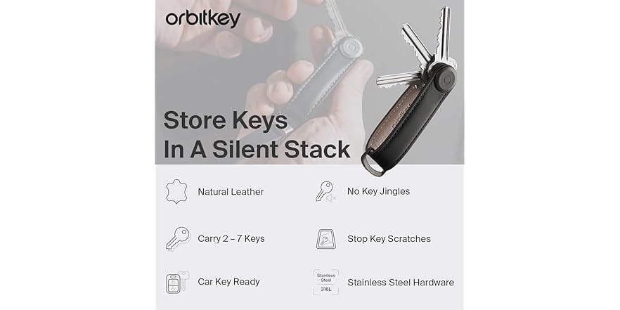 Orbitkey Leather Key Organizer