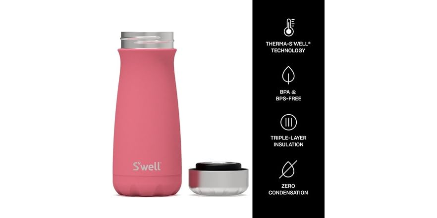 S'well Stainless Steel Traveler Travel Mug - 16Oz