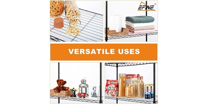 EFINE 5-Shelf Shelving Unit with Liners