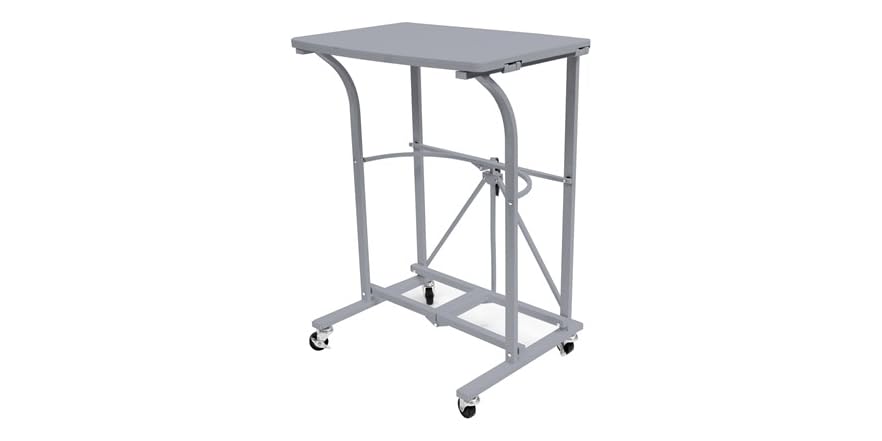 Folding Steel Trolley Table/Desk, Refurbished