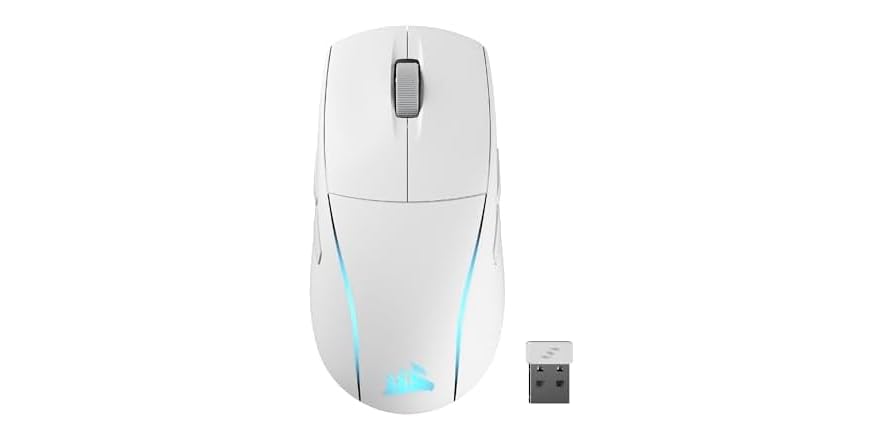 Corsair M75 Wireless RGB Gaming Mouse, White