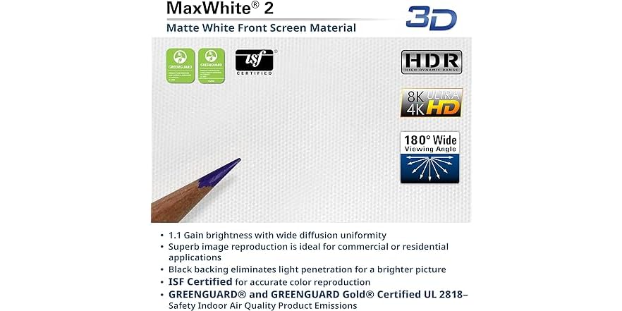 Elite Spectrum 100" Projector Screen