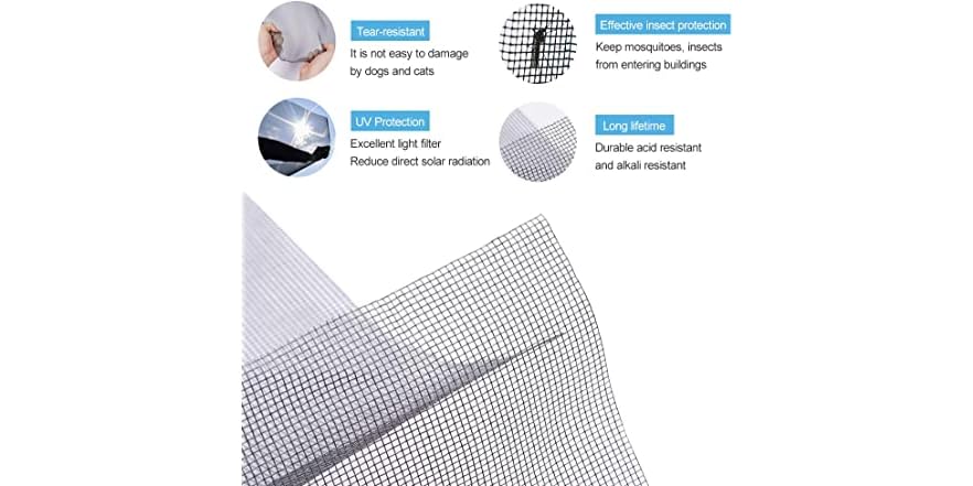 Fiberglass Screen Roll High Visibility