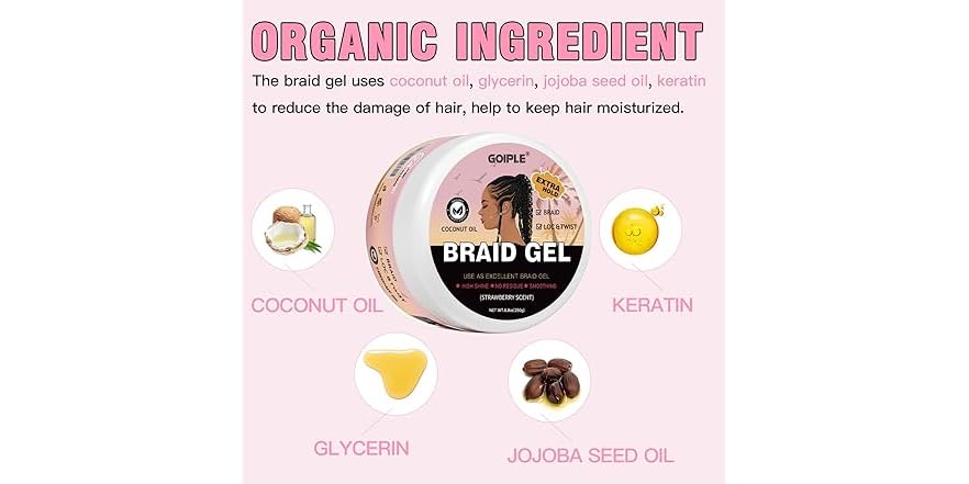 Goiple 2 Pack Braid Gel 8.8oz