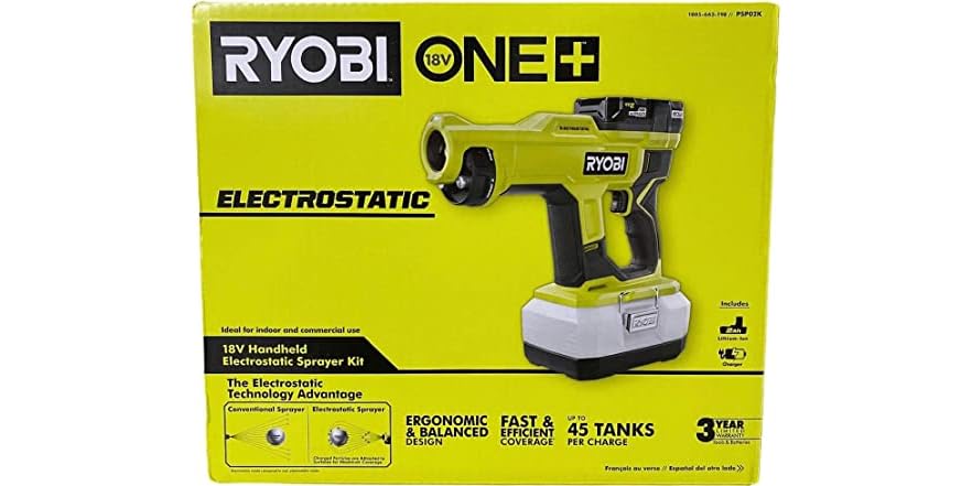 Handheld Electrostatic Sprayer Kit