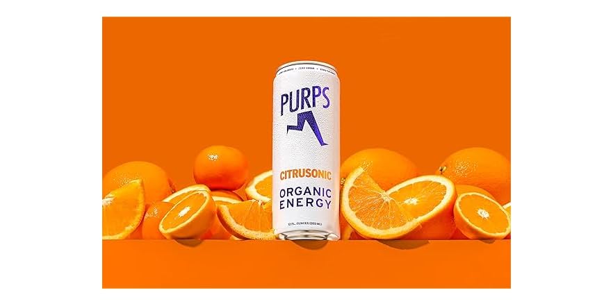 Purps Organic Energy Drinks 12 Pack
