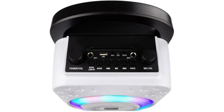 RockJam Bluetooth Karaoke Machine with Mics