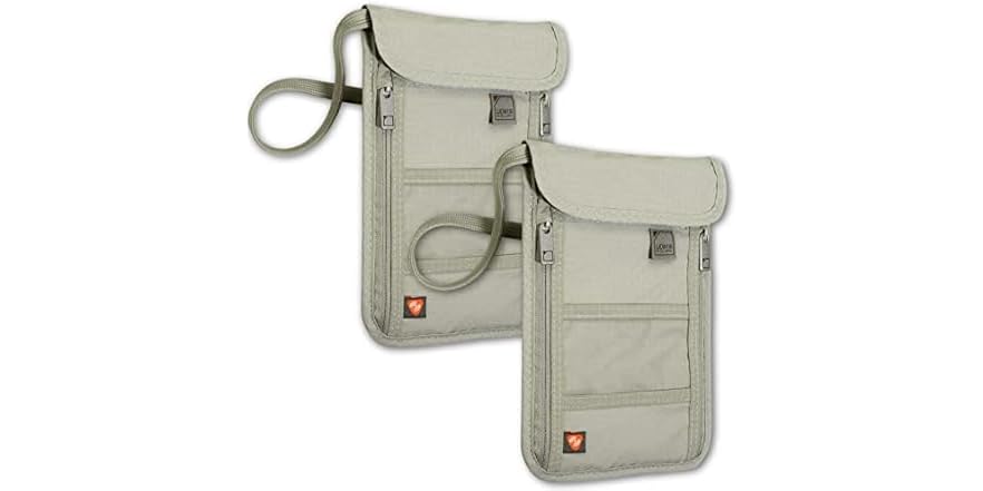 Lewis N. Clark RFID Blocking Stash Neck Wallet