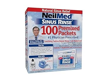 Neilmed Sinus Rinse Refill Packets, 100 Ct