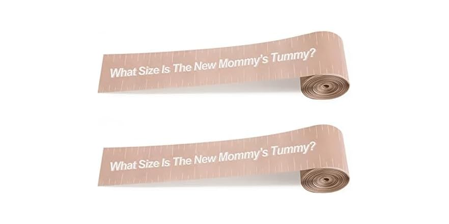 2 Rolls Baby Shower Belly Tape
