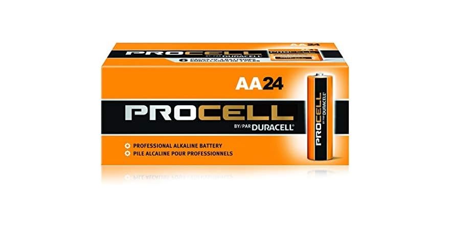 (24 Count) Duracell Procell AA Batteries