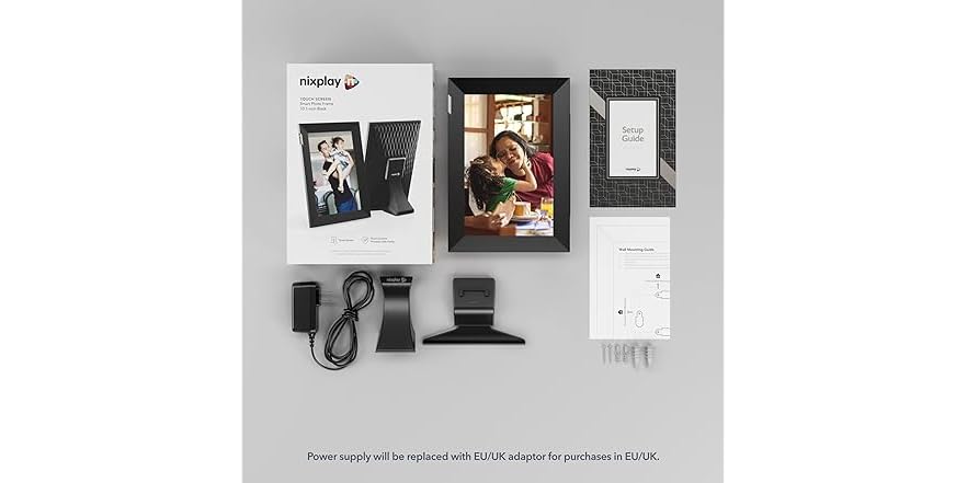 (NEW) Nixplay Digital Touch Screen Picture Frame with WiFi - 10.1 ...