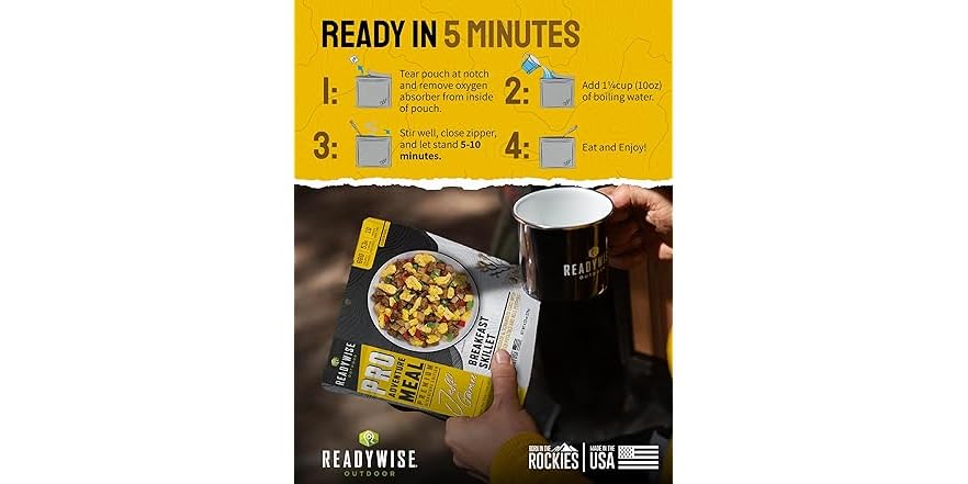 READYWISE Breakfast Skillet 1 Pouch