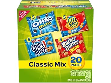 Nabisco Classic Variety Mix- 20 Packs